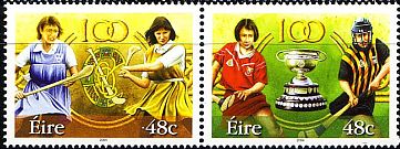 Irland Mi.Nr. 1595-1596 100 Jahre Camogie-Sport in Irland (Zdr ...